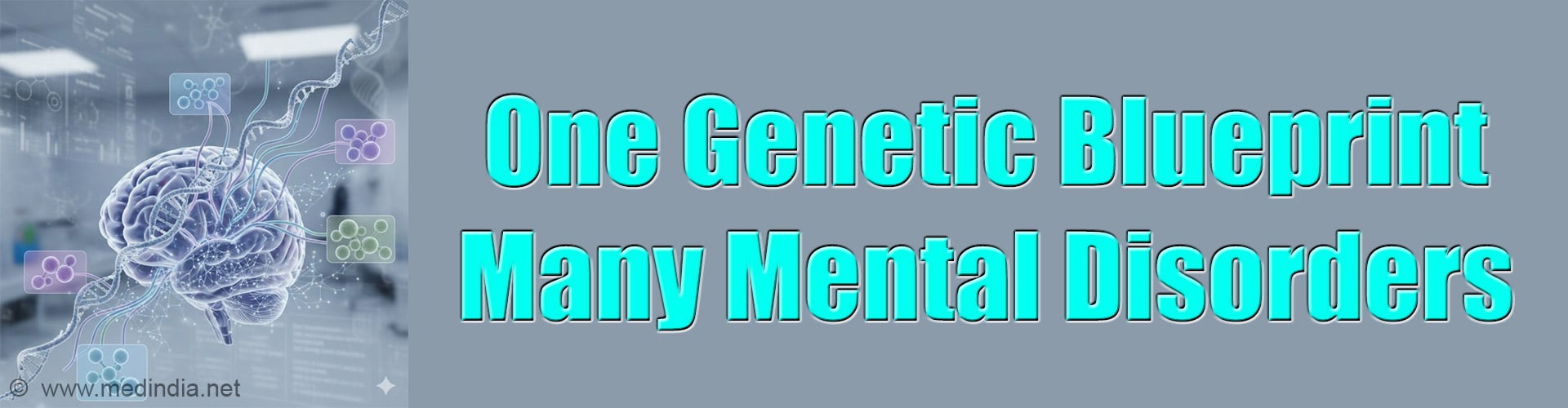Why These 14 Mental Disorders Overlap: Genes Tell a New Story